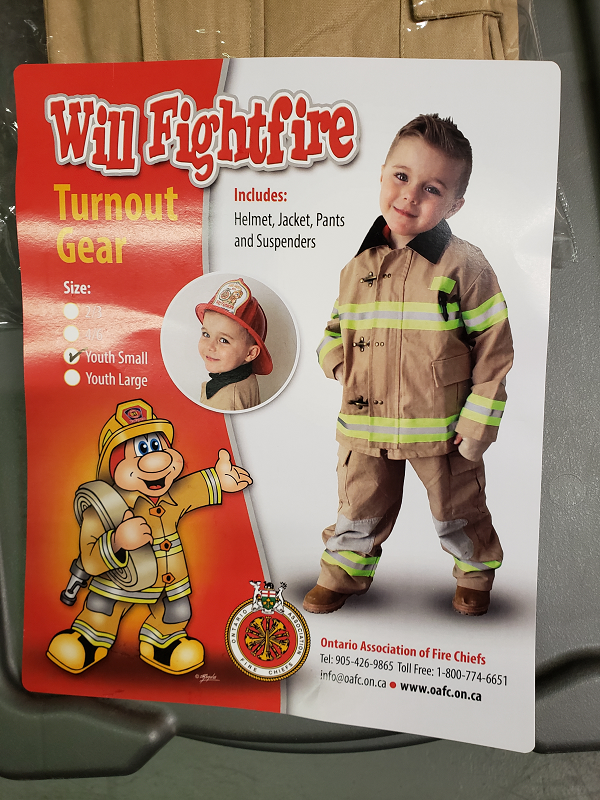 Kids Bunker Gear - Size 4-6 | Ontario Association of Fire Chiefs